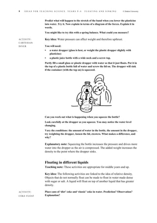 Floating sinking | PDF