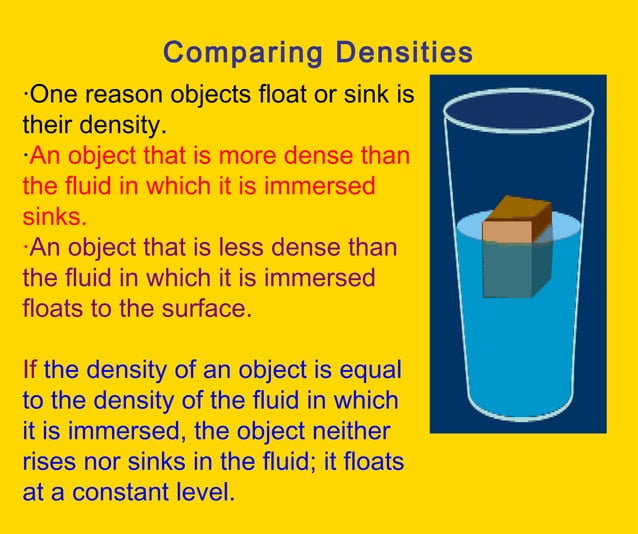 Floating and sinking | PPT