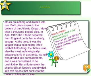 Floating and sinking | PPT