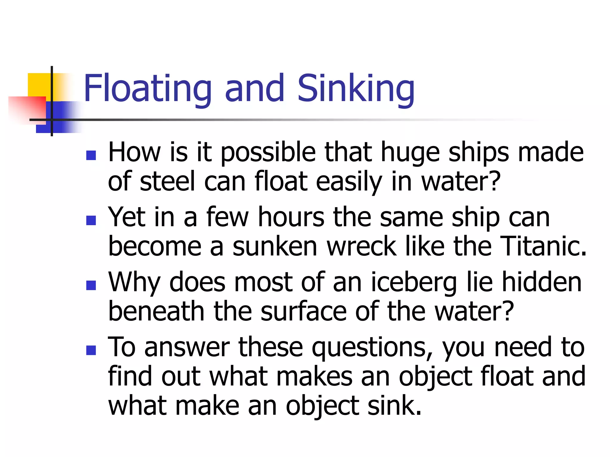 Floating and sinking - NEW.ppt