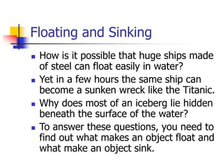 Floating and sinking - NEW.ppt