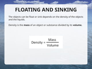 Floating and sinking buoyancy PowerPoint.ppt