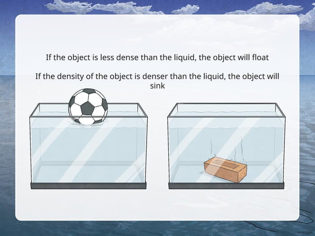 Floating and sinking buoyancy PowerPoint.ppt | Physics | Science