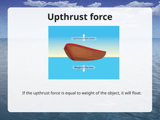 Floating and sinking buoyancy PowerPoint.ppt | Physics | Science