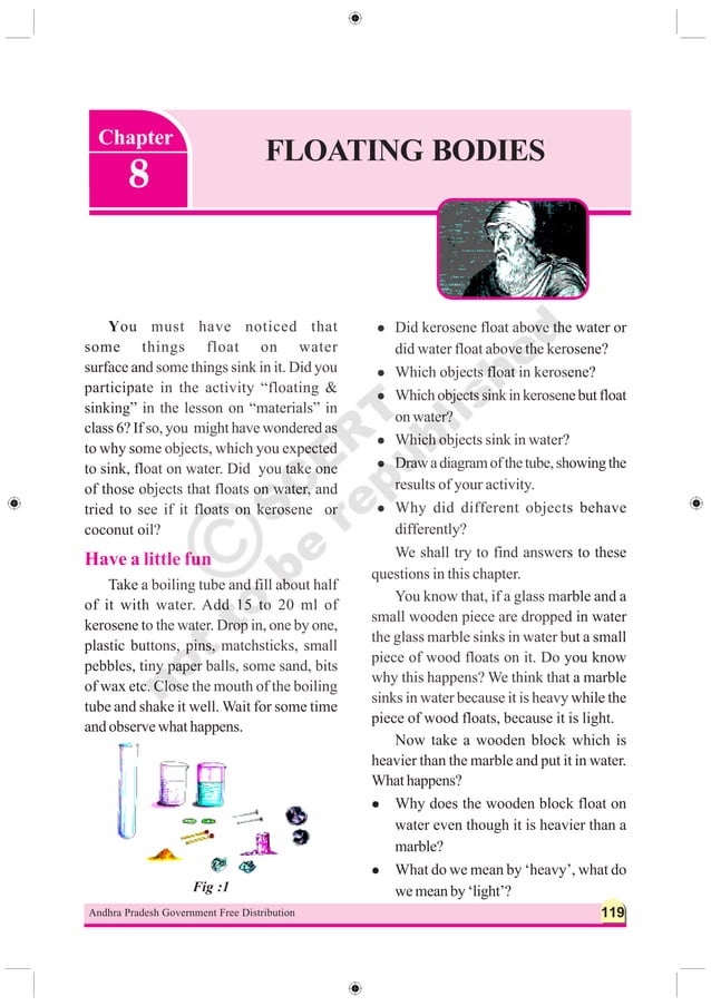 Floating bodies | PDF | Chemistry | Science
