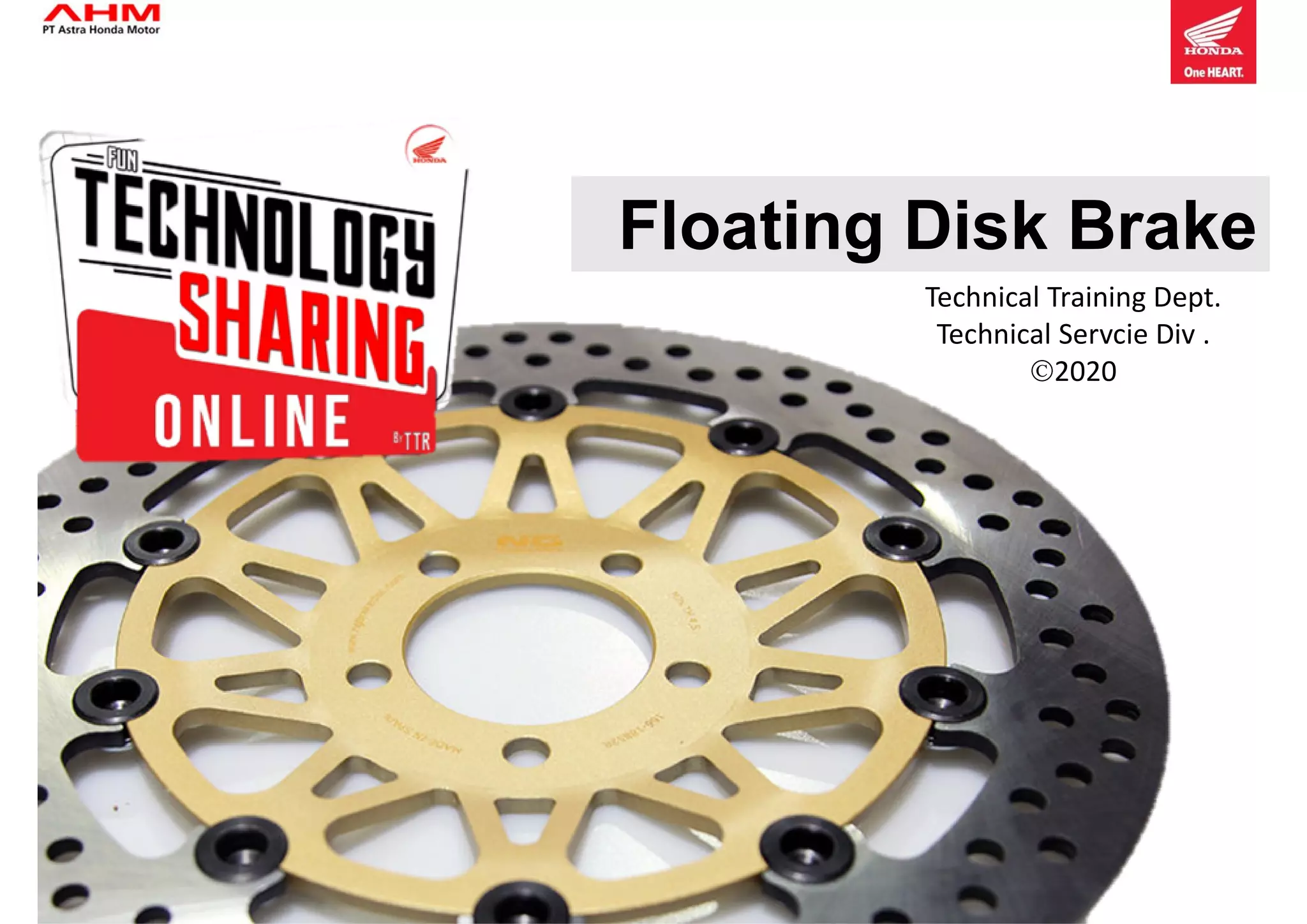 Floating disk brake | PPT