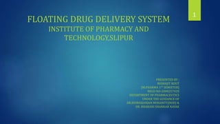 Floating drug delivery system | PPT
