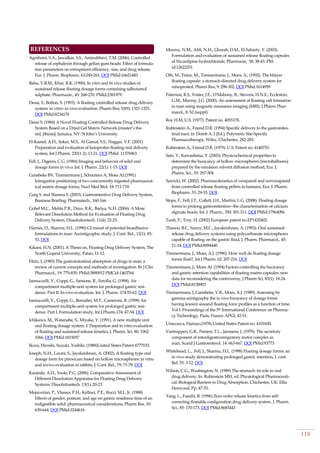 Floating drug delivery systems | PDF