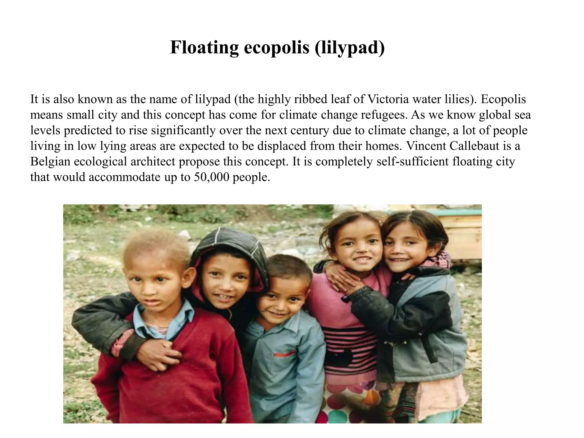 Floating ecopolis (lilypad) | PPTX