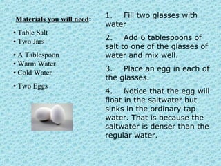 Floating eggs | PPT