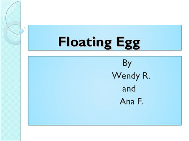 Floating Eggs | PPT | Science