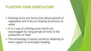 Floating farms | PPTX