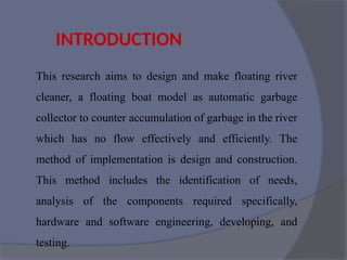 FLOATING f LAKE CLEANER presented by abc | PPTX