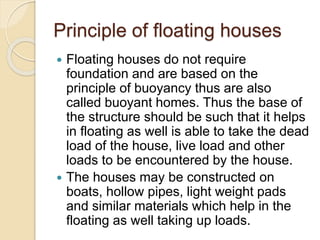 Floating houses | PPTX
