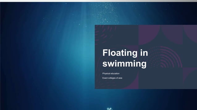 Floating in swimming.pptx | Swimming | Sports