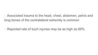 Floating knee injuries | PPTX
