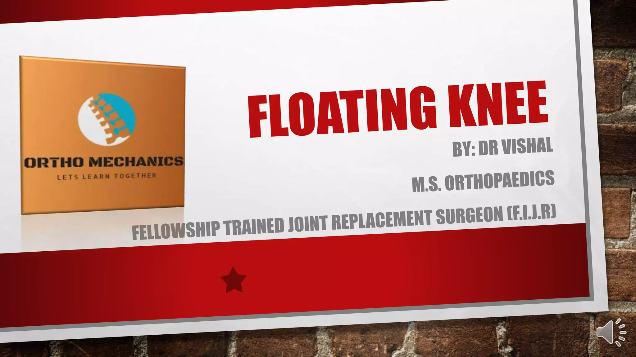 Floating knee | PPTX