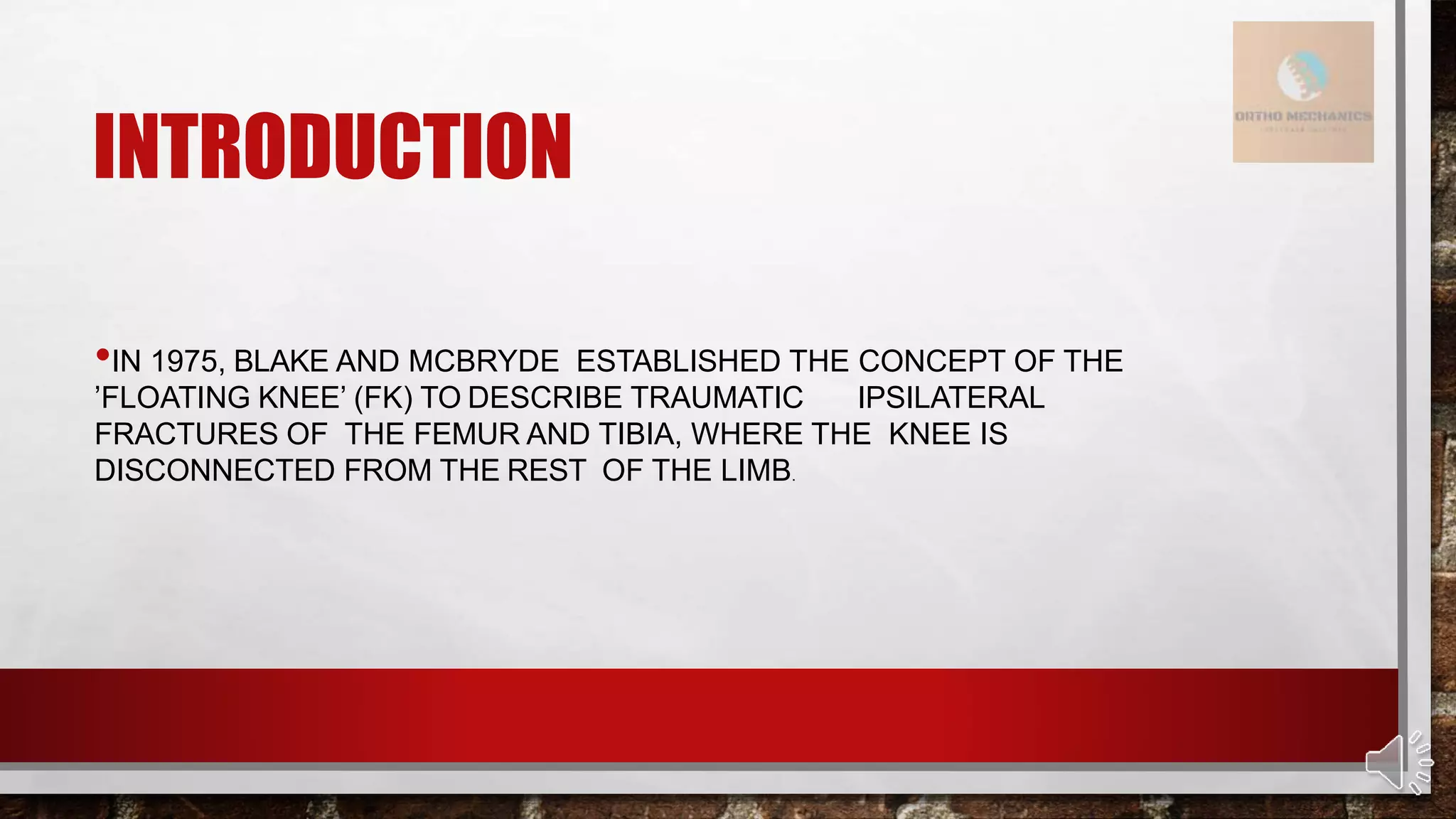 Floating knee | PPTX