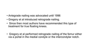 floating knee on Lower Limb trauma orthopedics.pptx