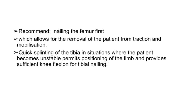 floating knee on Lower Limb trauma orthopedics.pptx | Death, Injury, or ...