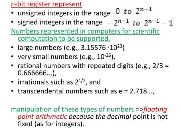Floating point | PPTX
