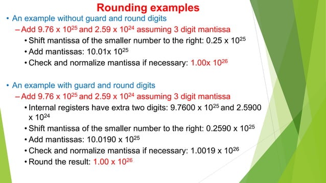 Floating point Numbers | PPTX | Computing | Technology & Computing