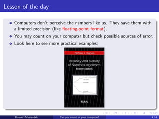 Can you count on your computer? | PPT