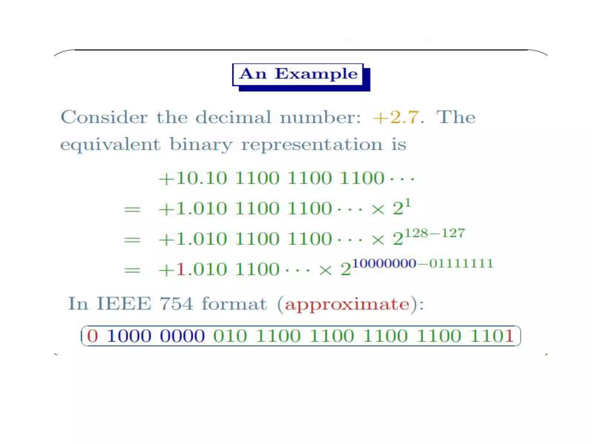 Floating point arithmetic | PPT