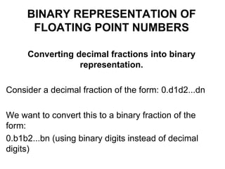 Floating point arithmetic | PPT