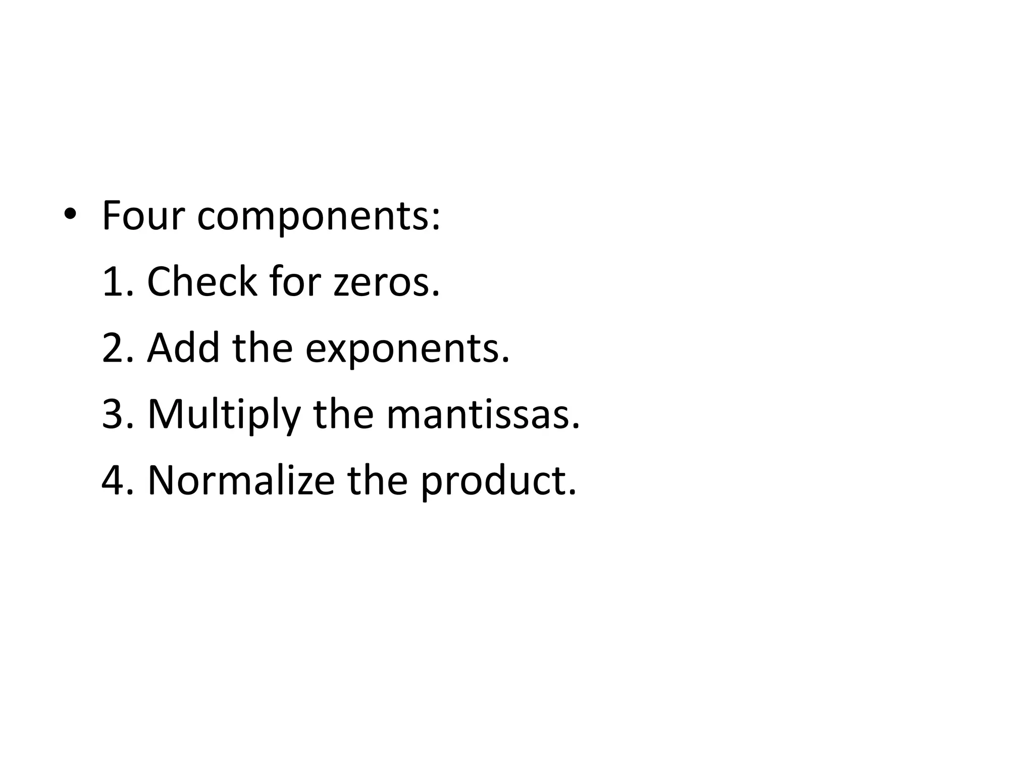 Floating point arithmetic operations (1) | PPTX