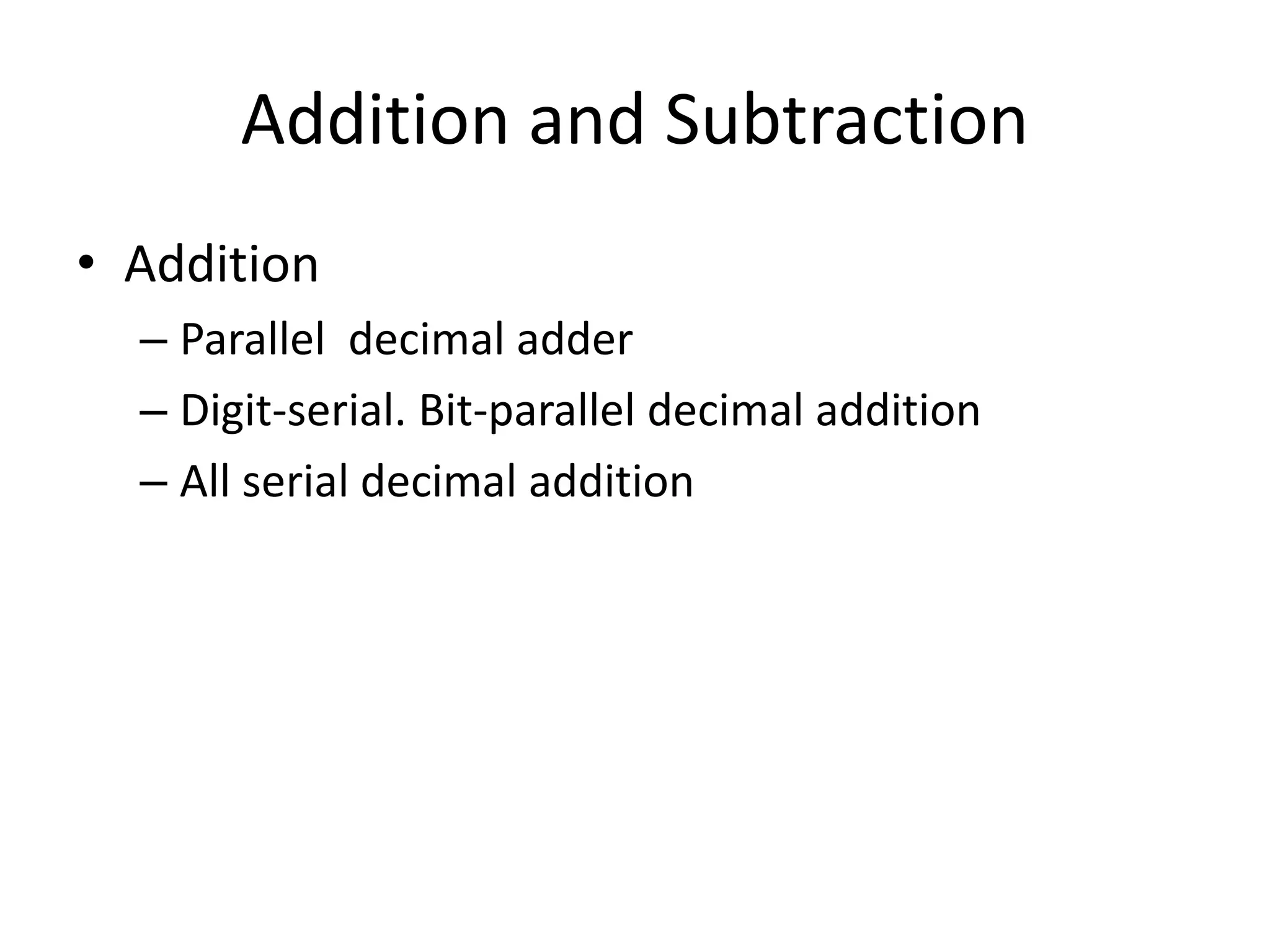 Floating Point Arithmetic Operations 1 Ppt
