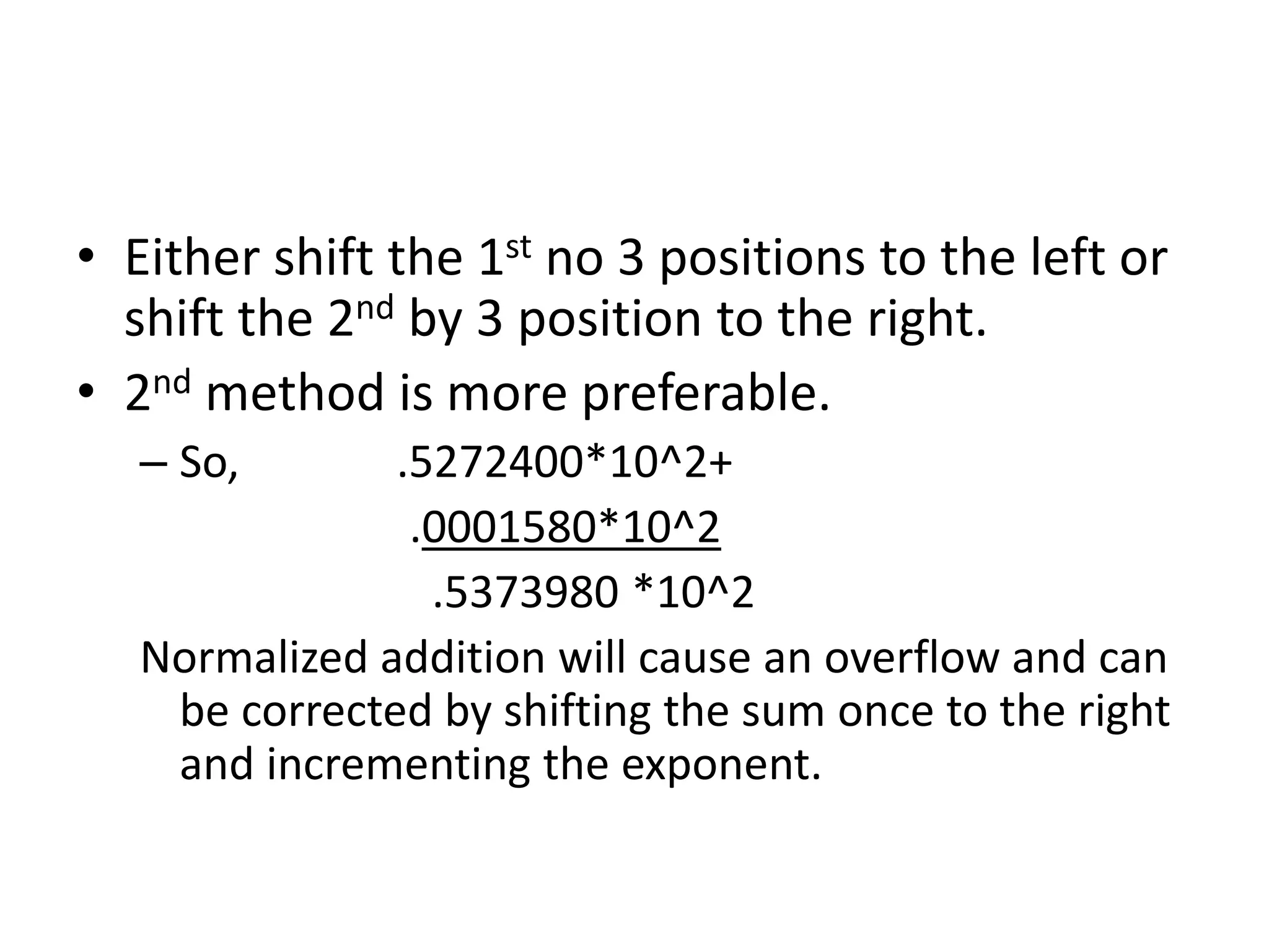 Floating point arithmetic operations (1) | PPTX