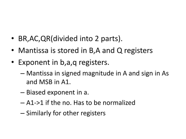 Floating point arithmetic operations (1) | PPTX