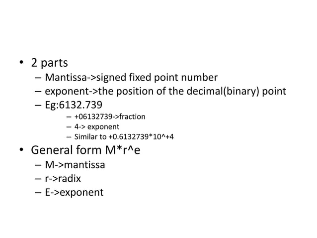Floating point arithmetic operations (1) | PPTX