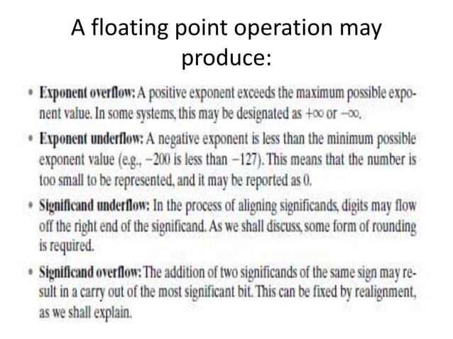Floating point arithmetic operations (1) | PPTX