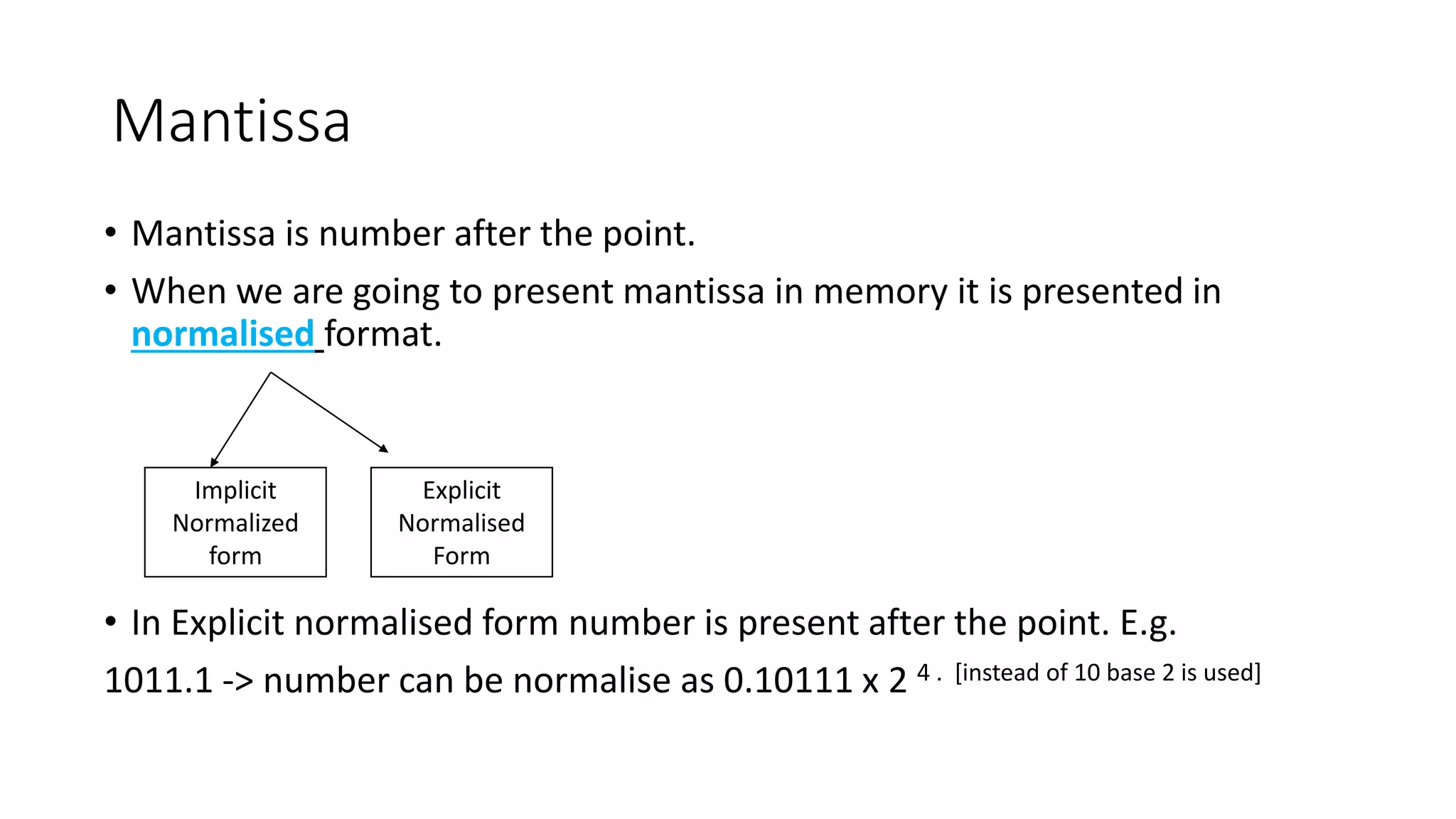 Floating point presentation | PDF