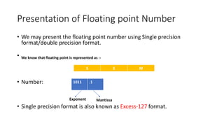 Floating point presentation | PDF