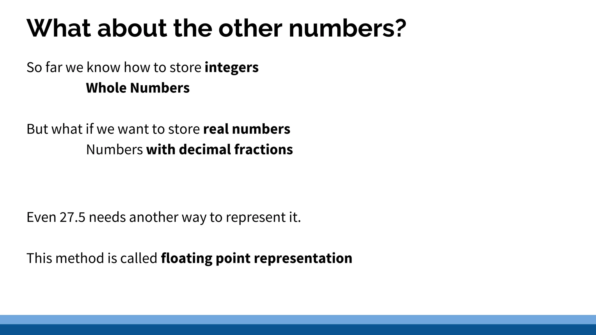 Floating Point Representation Ppt