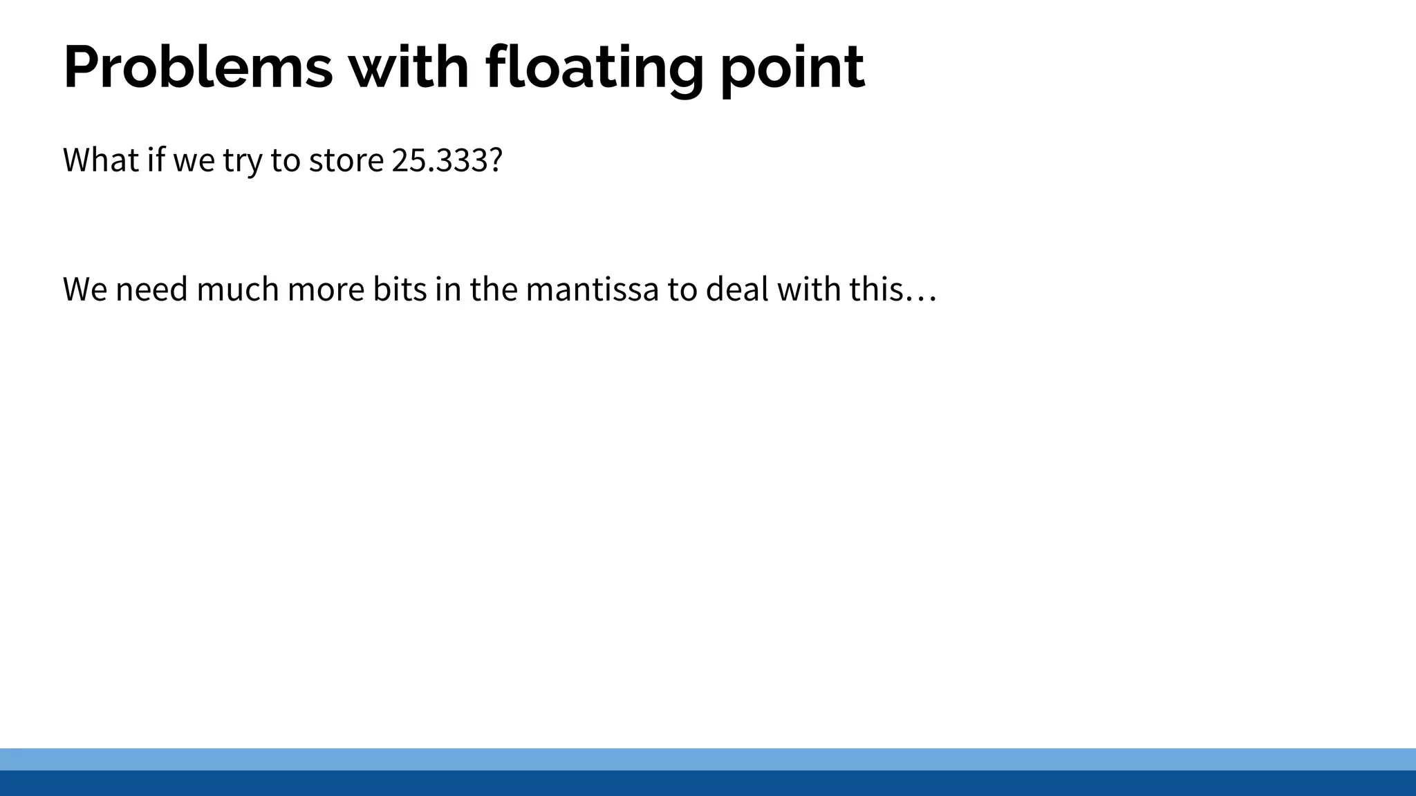 Floating point representation | PPTX