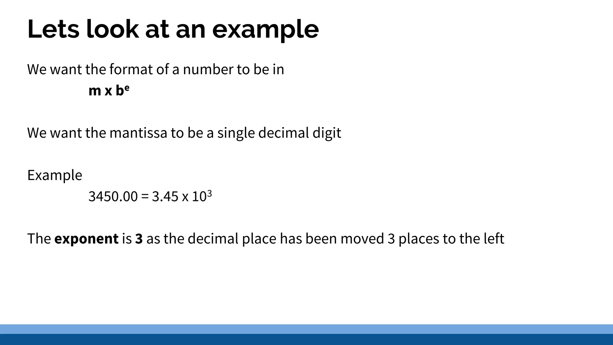 Floating point representation | PPTX