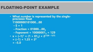Floating point representation and arithmetic | PPTX