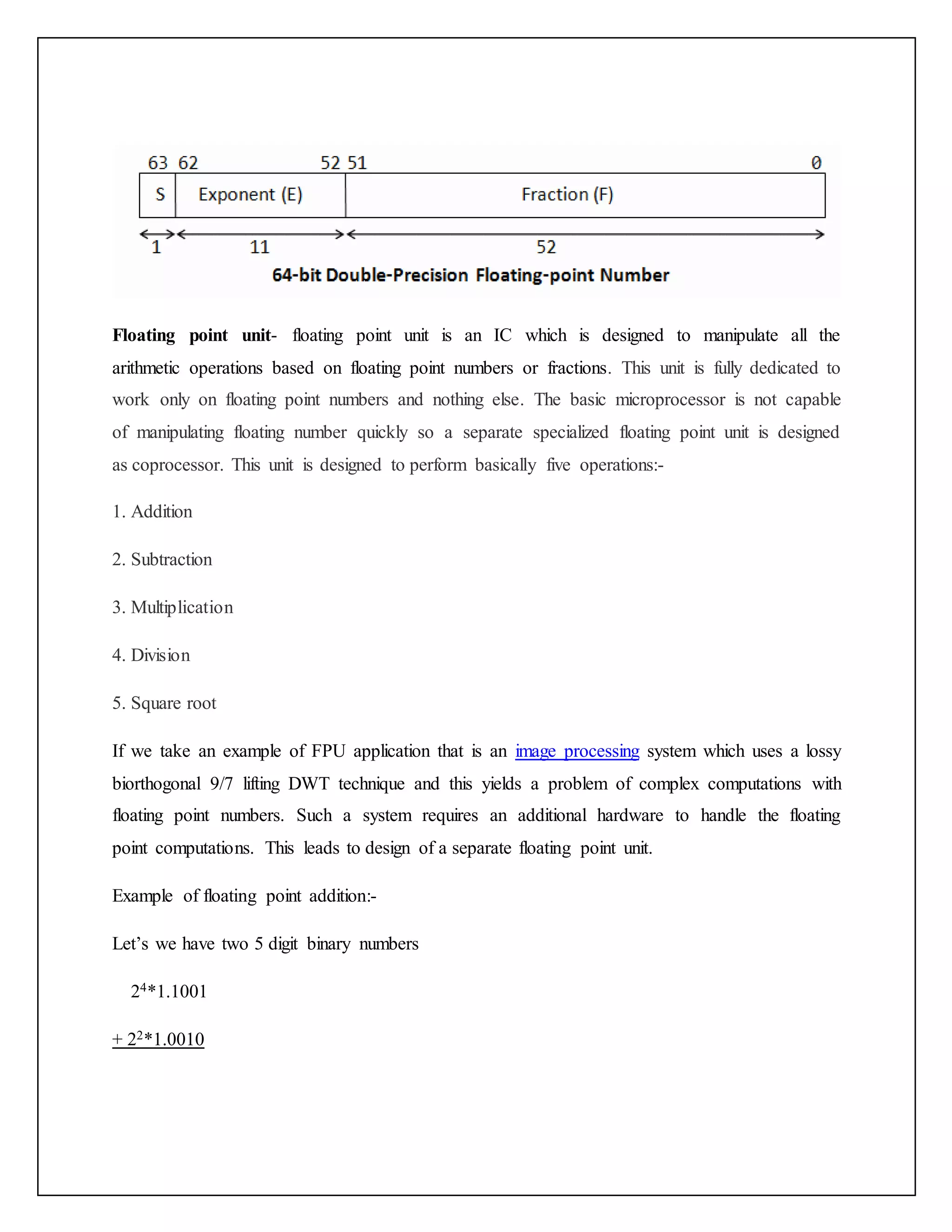 Floating Point Unit (FPU) | DOCX