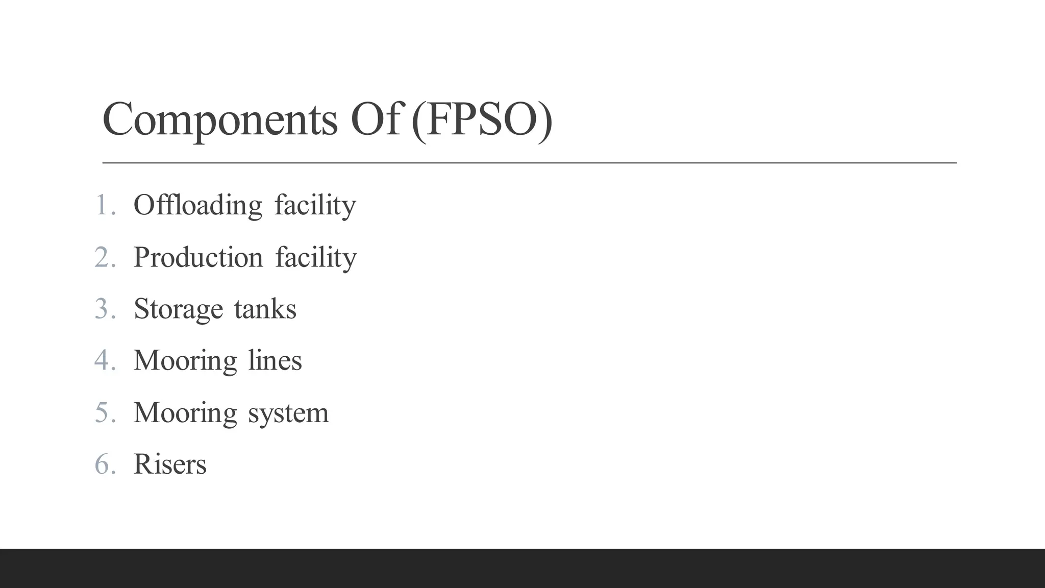 Floating production storage and offloading(FPSO) by tharun kumar ...