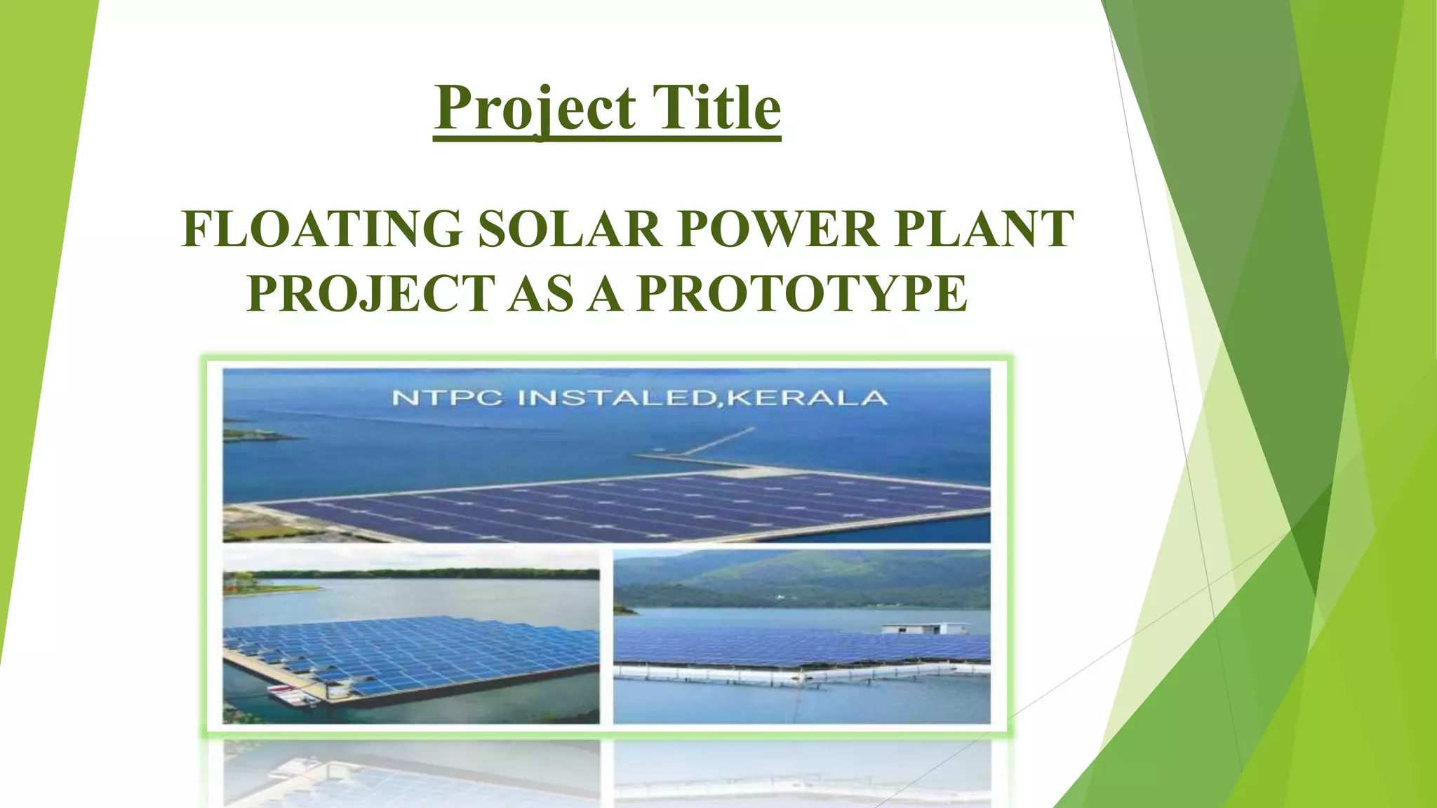 Floating solar ppt | PPTX