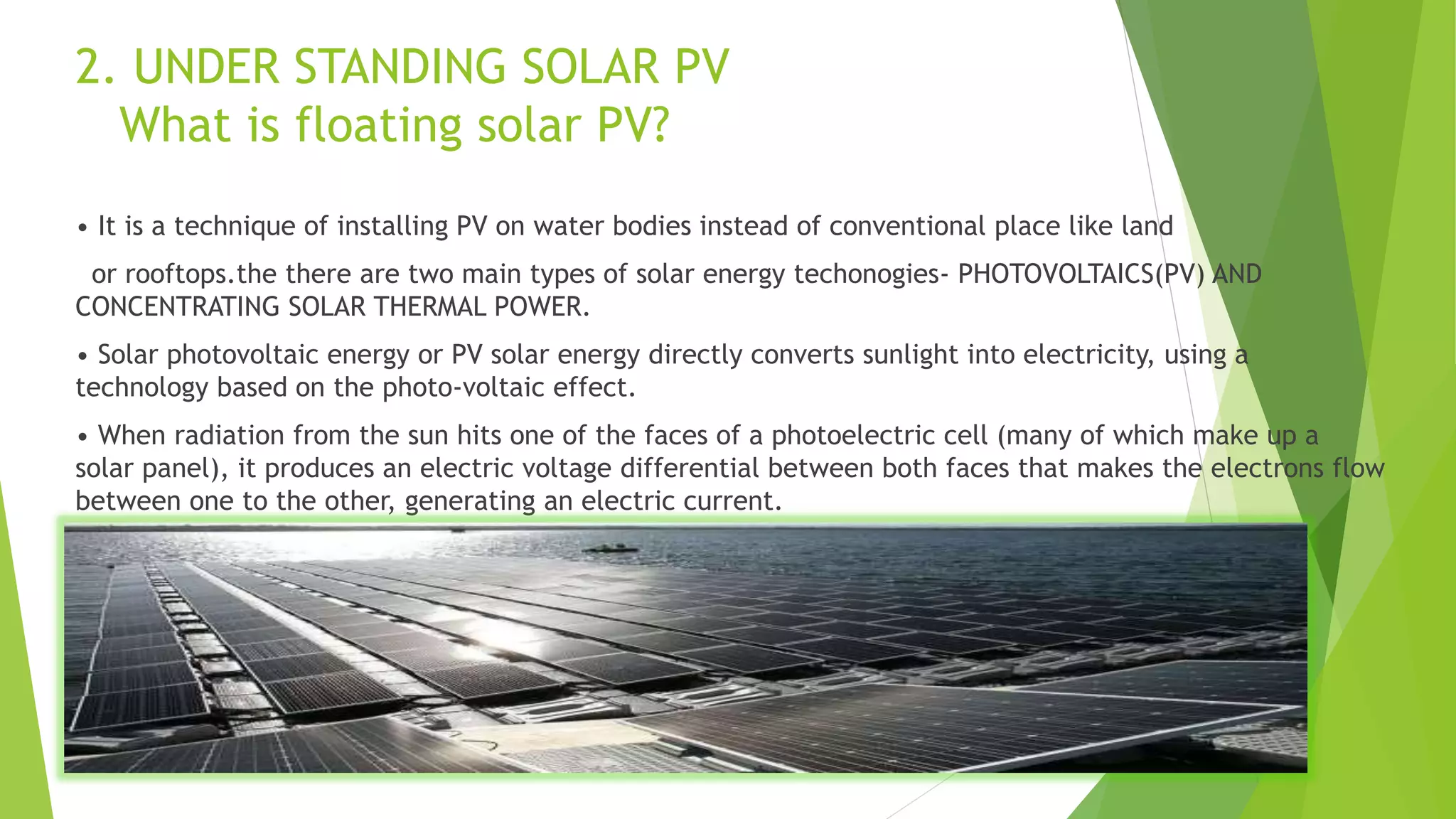 Floating solar ppt | PPTX