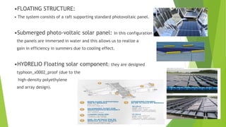 Floating solar ppt | PPTX
