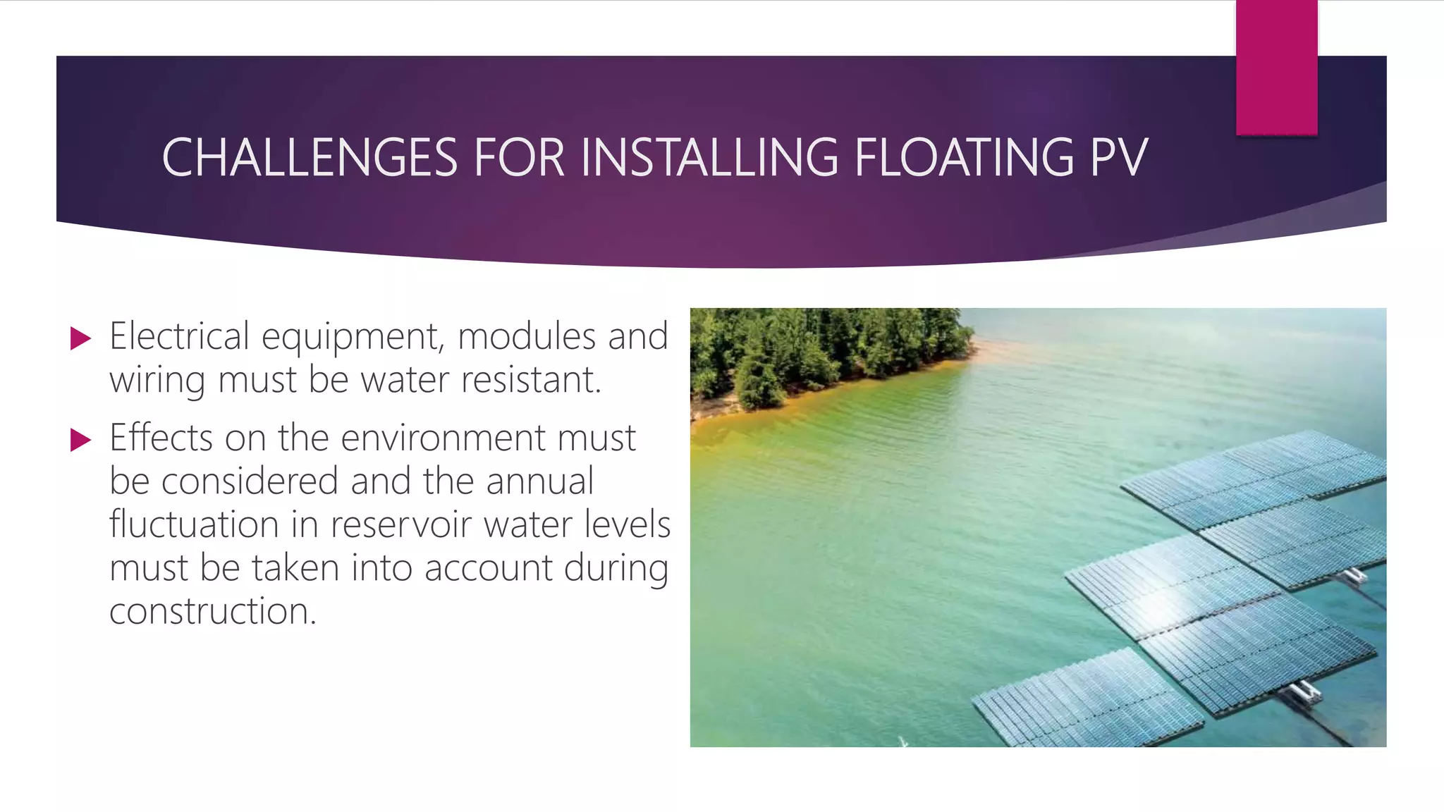 Floating solar PV: Overview | PPTX
