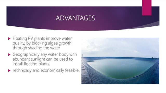 Floating solar PV: Overview | PPTX