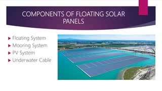 Floating solar PV: Overview | PPTX