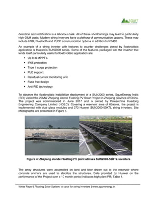 Floating solar system | PDF